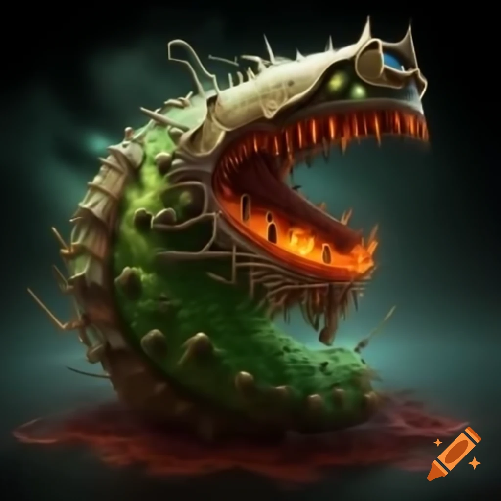 Segmented metallic worm made of steel and brass with mechanical joints ...