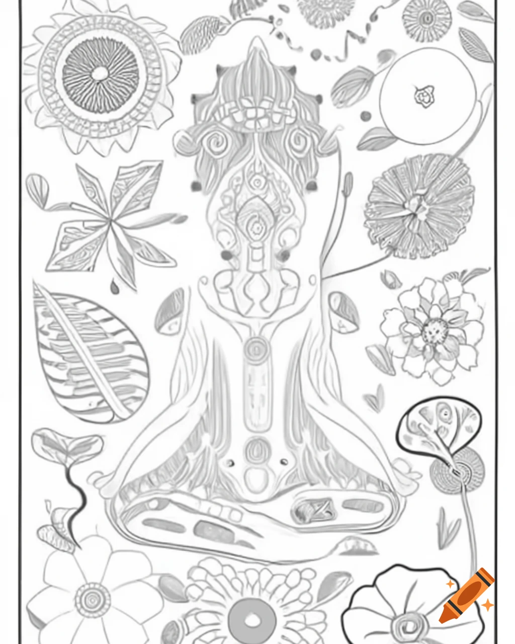Intricate and soothing coloring page designs for mindfulness and ...