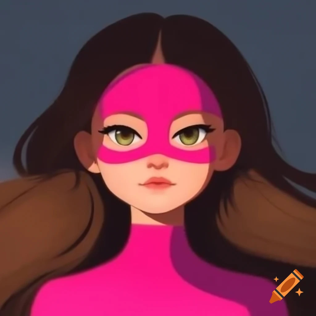 Superhero embodying teamwork, creativity, and adaptability, with long ...