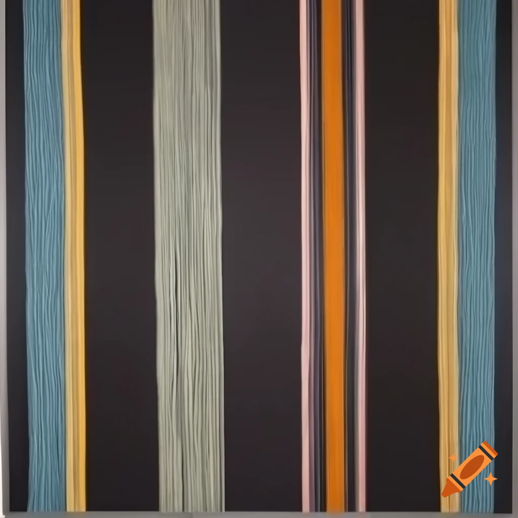 Textile stripe pattern inspired by Eva Hesse's Rope Piece with thick ...