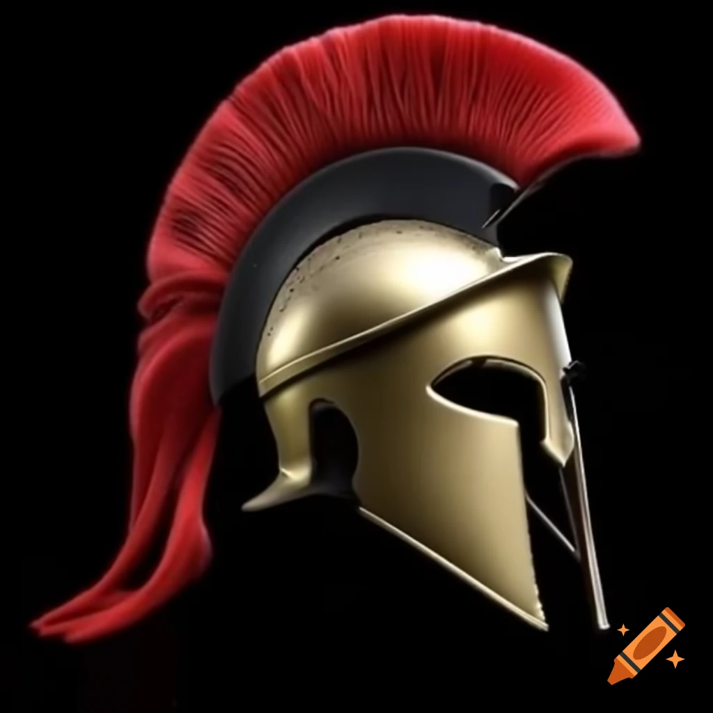 Spartan helmet design on Craiyon