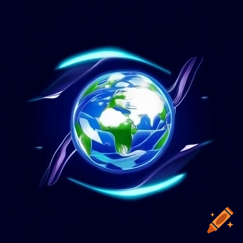 Stylized globe pulsating with energy, symbolizing global news flow on ...