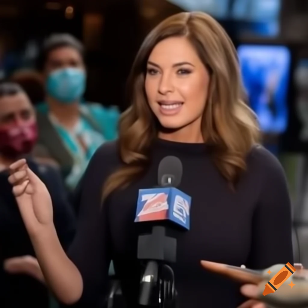 Reporter capturing news in new york city on Craiyon