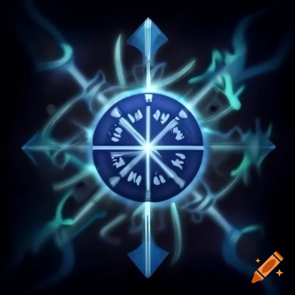 Intricate glowing rune artwork with magical energy spelling 'IzzyDavies ...