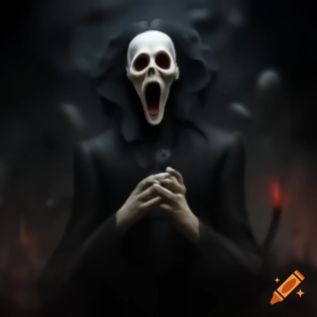 Severe nightmare representation on Craiyon