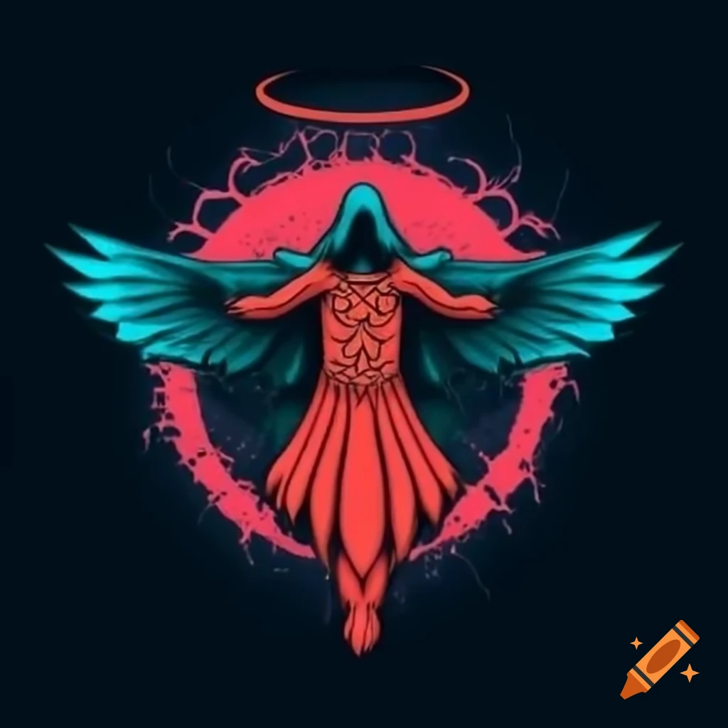 Divine counterpart character inspired by ghost rider on Craiyon