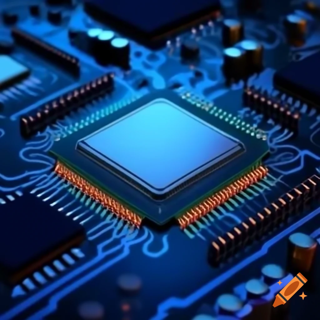 Diagram of control unit position within cpu on Craiyon