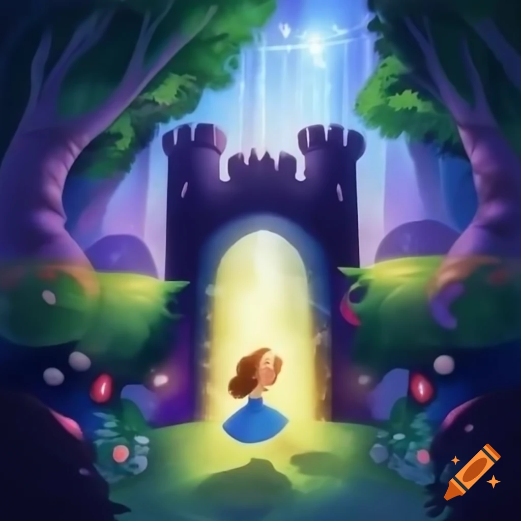 Fantasy kingdom with castles and rivers featuring Princess Mara on Craiyon