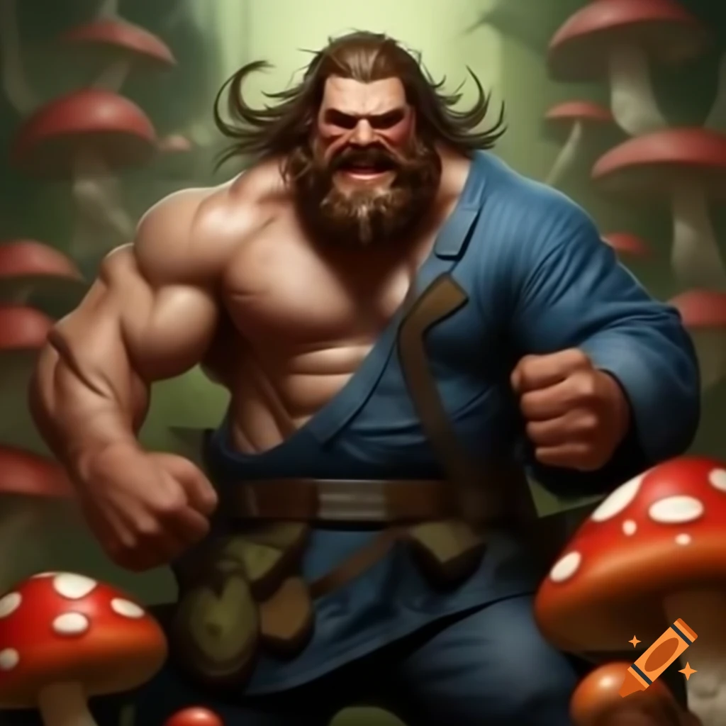 Muscular soldier in blue camo battling zombies, cheerfully supported by ...