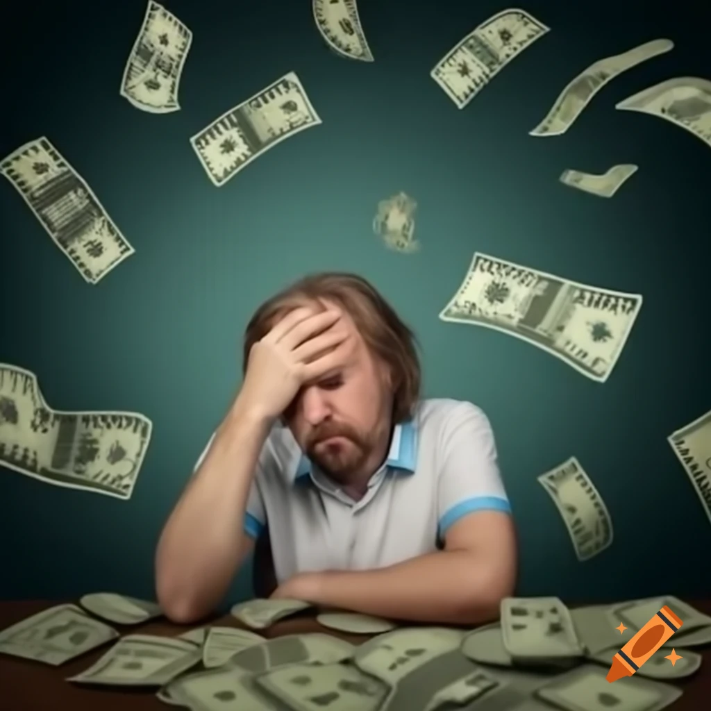 Diagram illustrating emotions related to spending money and time on Craiyon
