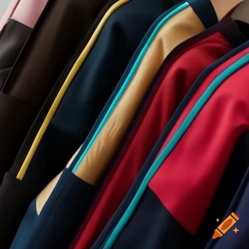 Vibrant multi-colored jacket made from repurposed fanny packs with ...