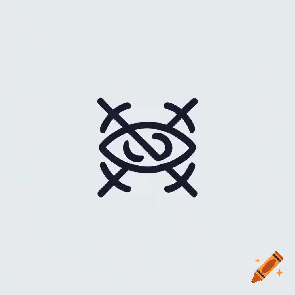 Symbol representing digital resistance on Craiyon