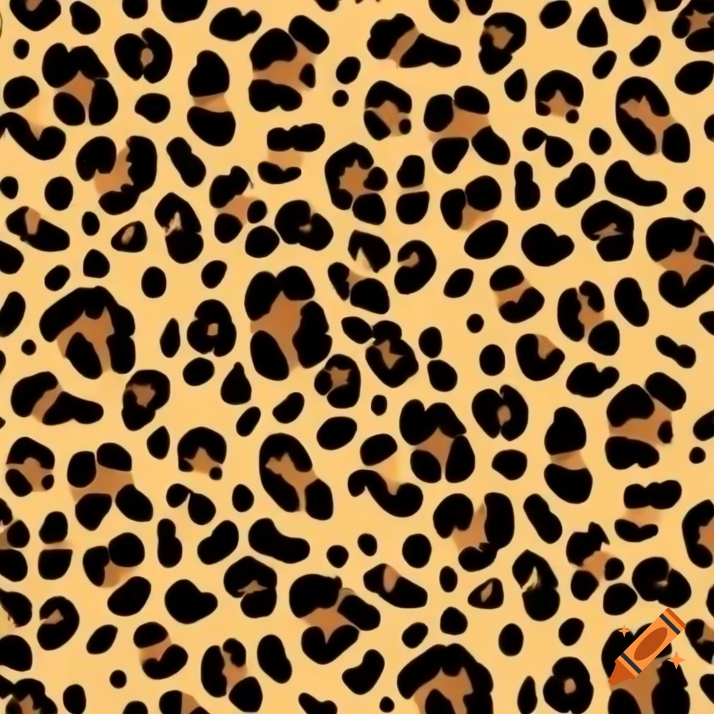 Leopard pattern design on Craiyon