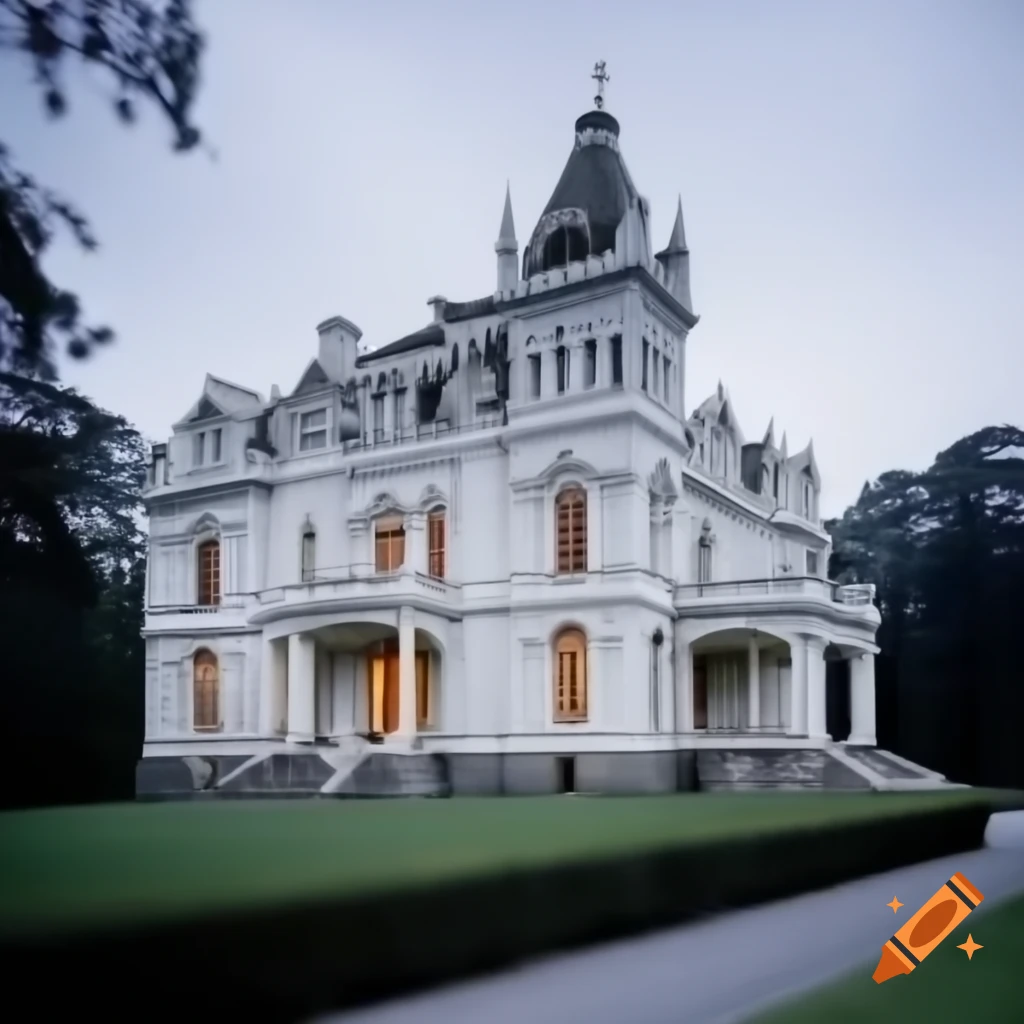 Mansion showcasing a blend of gothic, classic roman, victorian, art ...