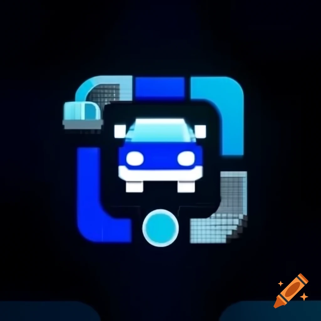 Minimalistic logo for ai-powered drive-thru app featuring car outline ...