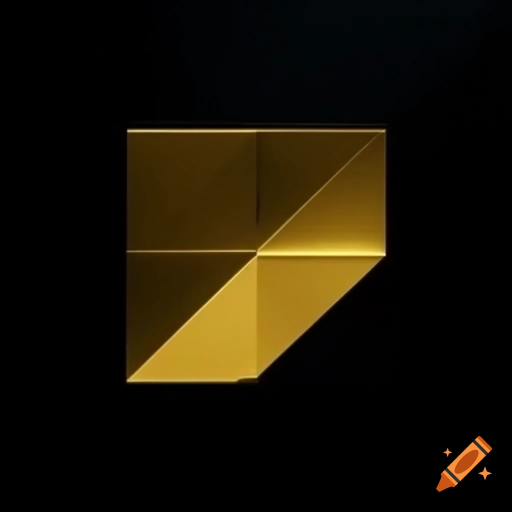 Solid gold block featuring the word 'gold', designed for Spotify album ...