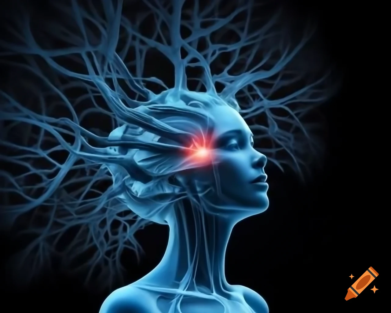 Hyper-realistic close-up of interconnected life forms on Craiyon