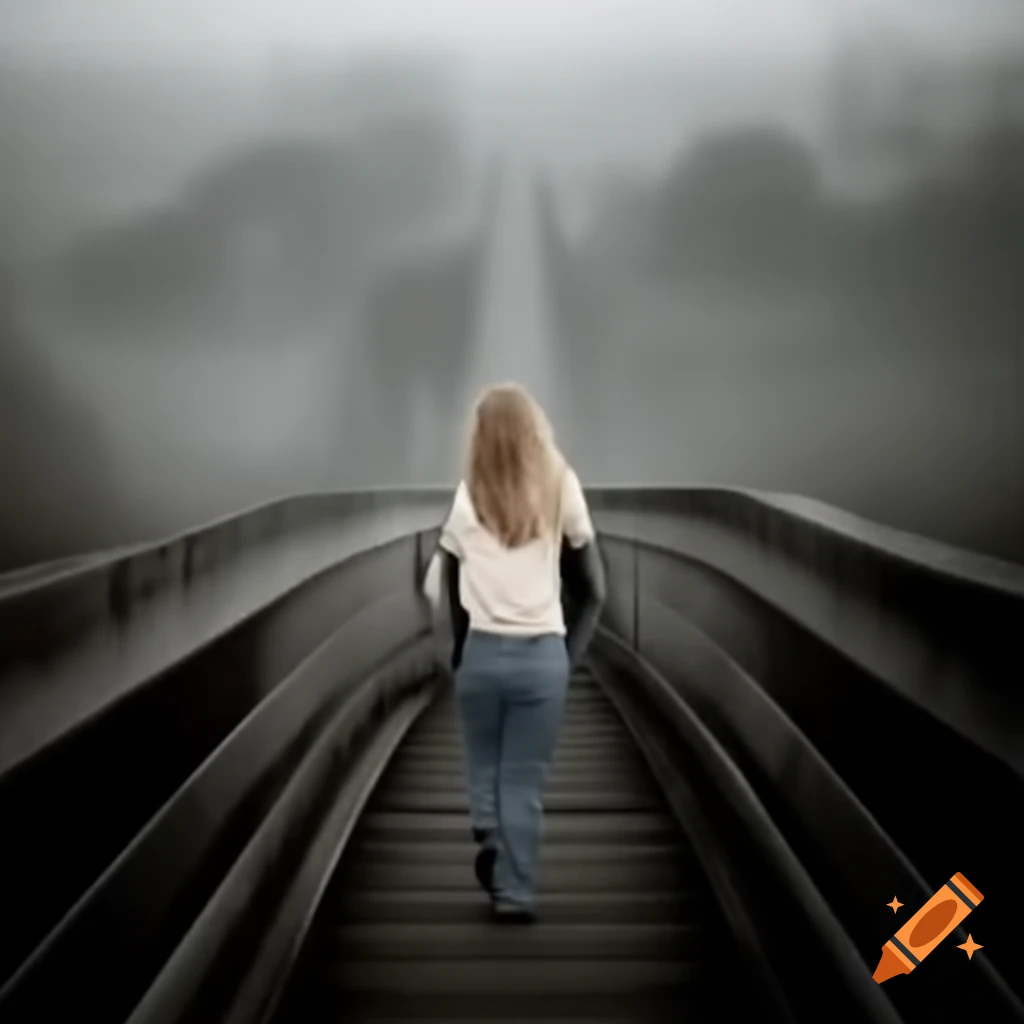 Conceptual representation of grief and healing as a bridge on Craiyon