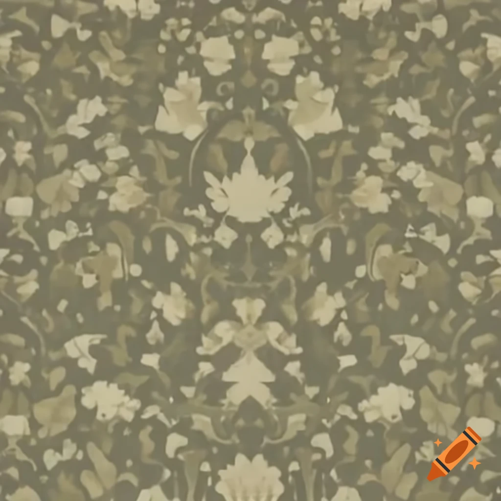 18th century regency period wallpaper design on Craiyon