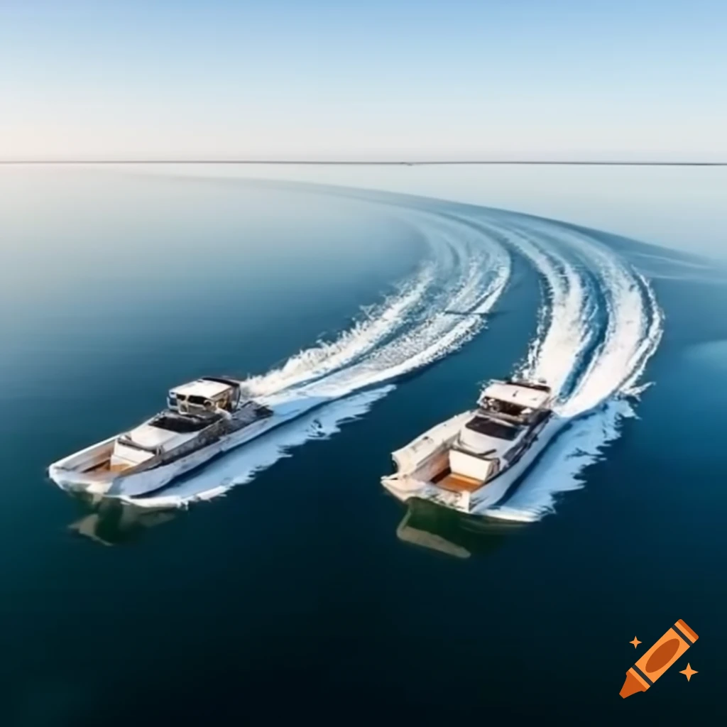 Competition with modern motorboats on the horizon against traditional ...