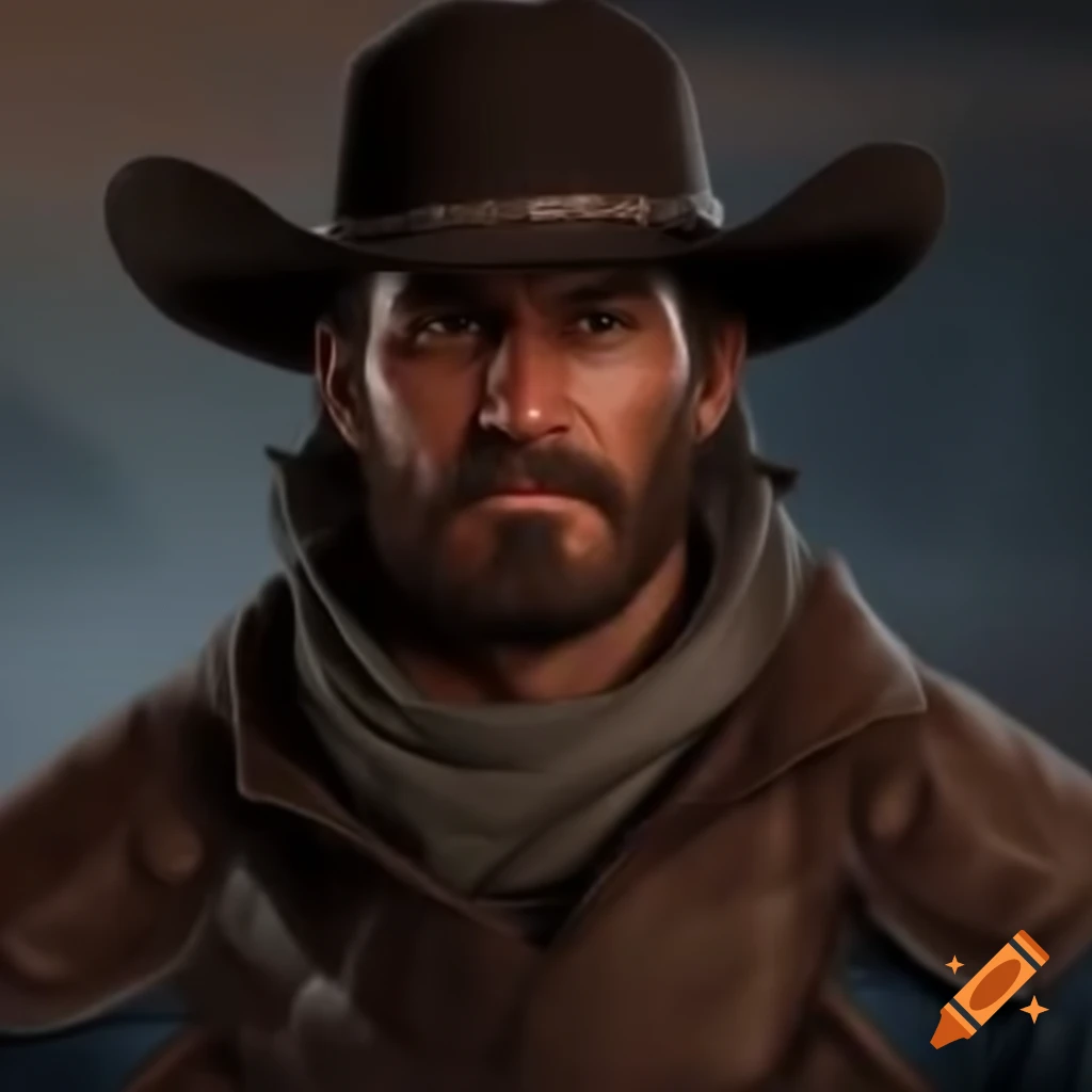Cowboy character on Craiyon