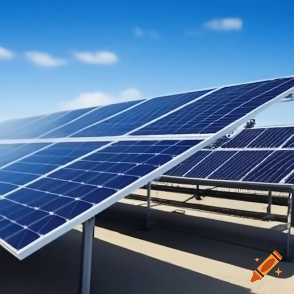 Innovative solar structure design on Craiyon