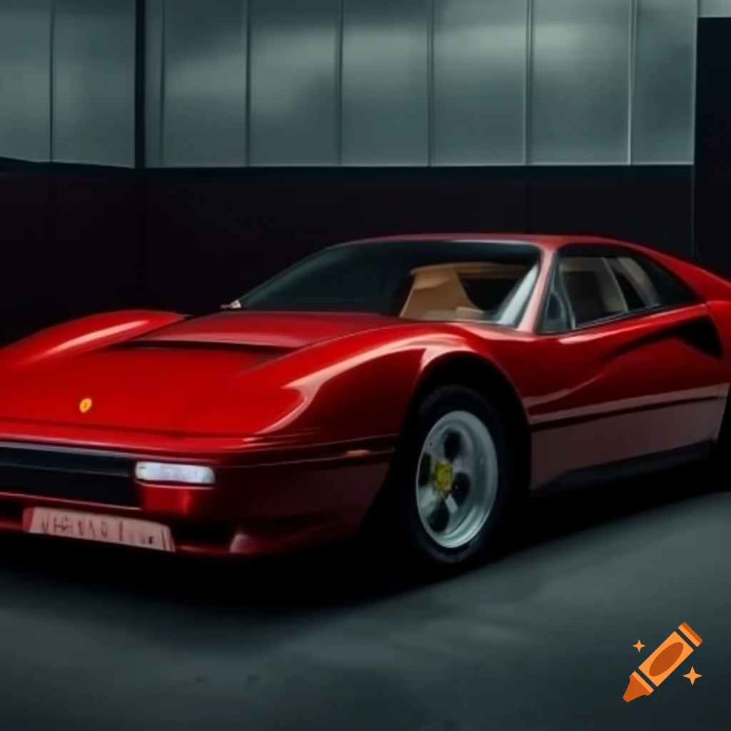 Concept car design combining Lamborghini and Ferrari elements on Craiyon