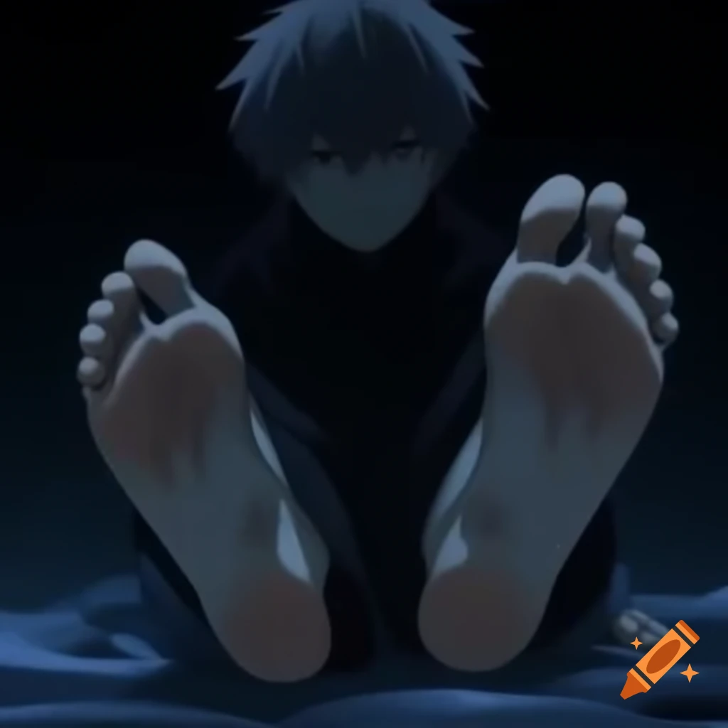 Unique artistic representation of gojo satoru with an unusual focus on ...