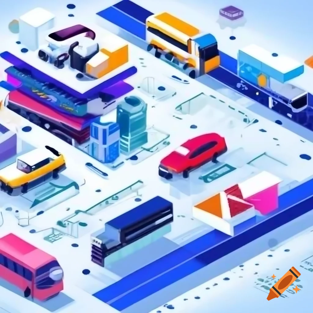 Geometric visualization of data flows in multi-modal transport network ...