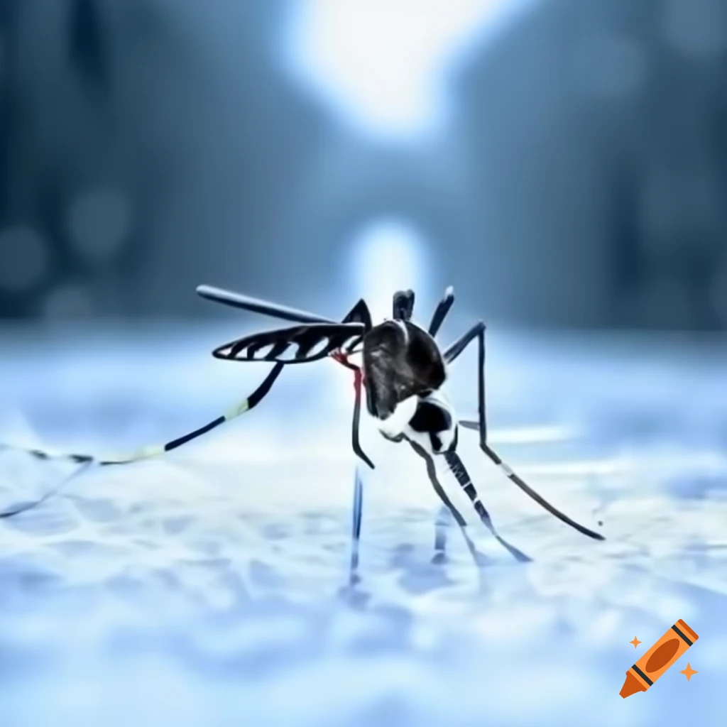 Creative illustration promoting cleanliness to prevent dengue outbreak ...