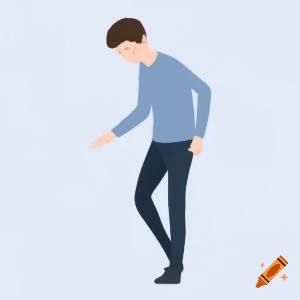 Continuous walking poses of a man demonstrating movement on Craiyon