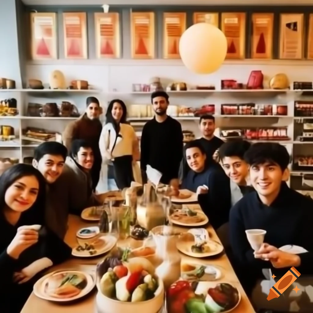 Cozy IKEA store setup for Ramadan with dining area and Ftour offer for students on Craiyon