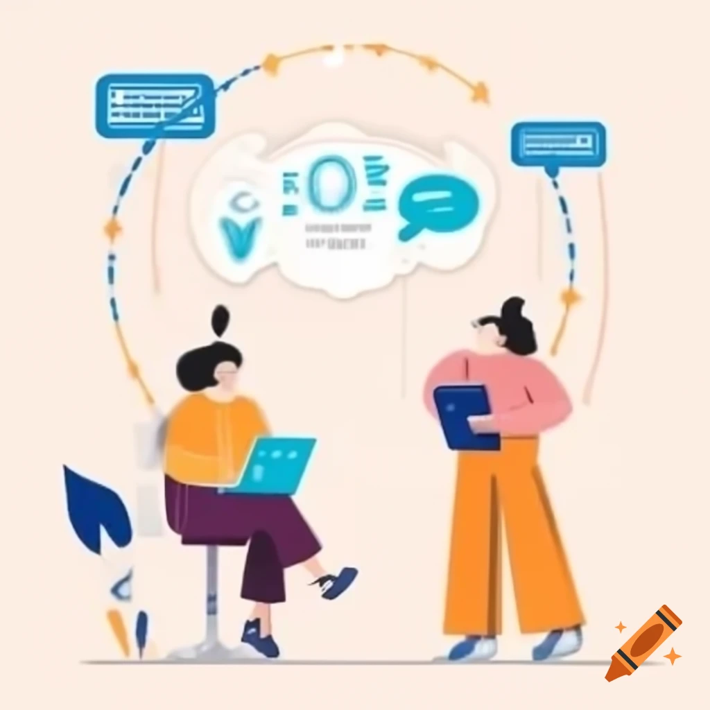 Communication images created on Craiyon