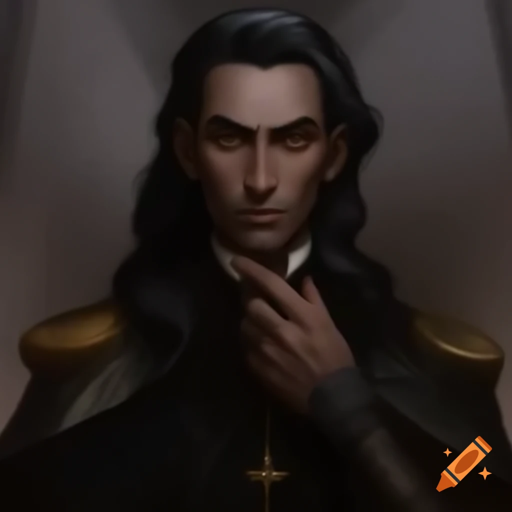 Description of Victor Cassalanter: tall, broad-shouldered man with dark ...