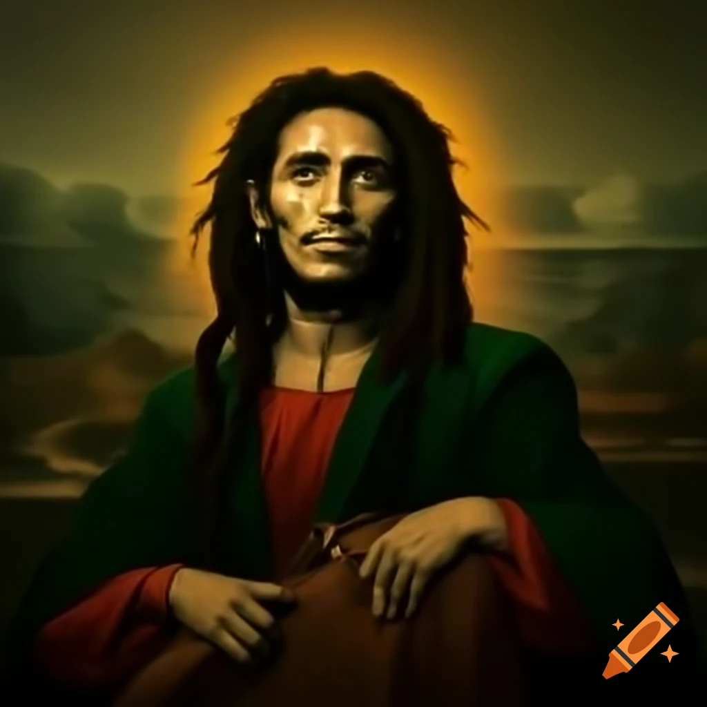 Bob marley, legendary reggae musician on Craiyon