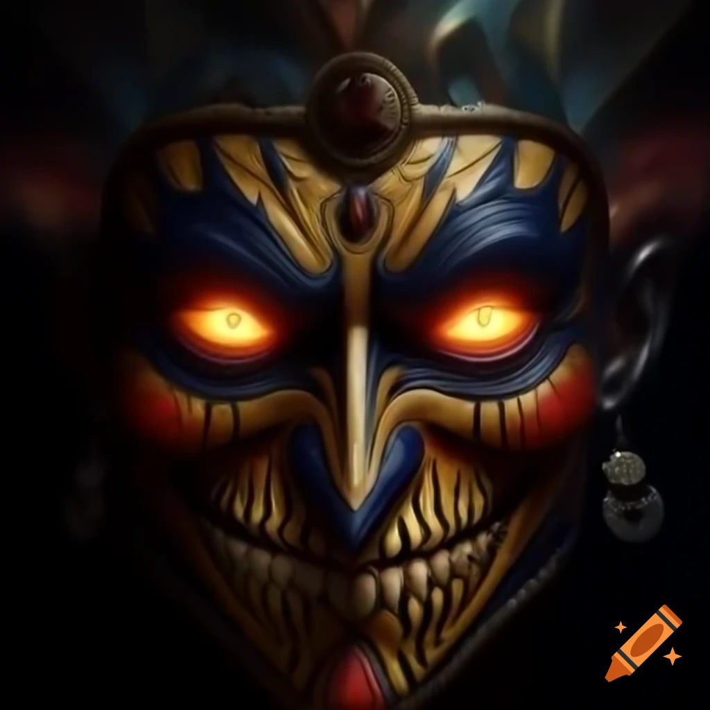 Ominous circus setting with dark atmosphere on Craiyon