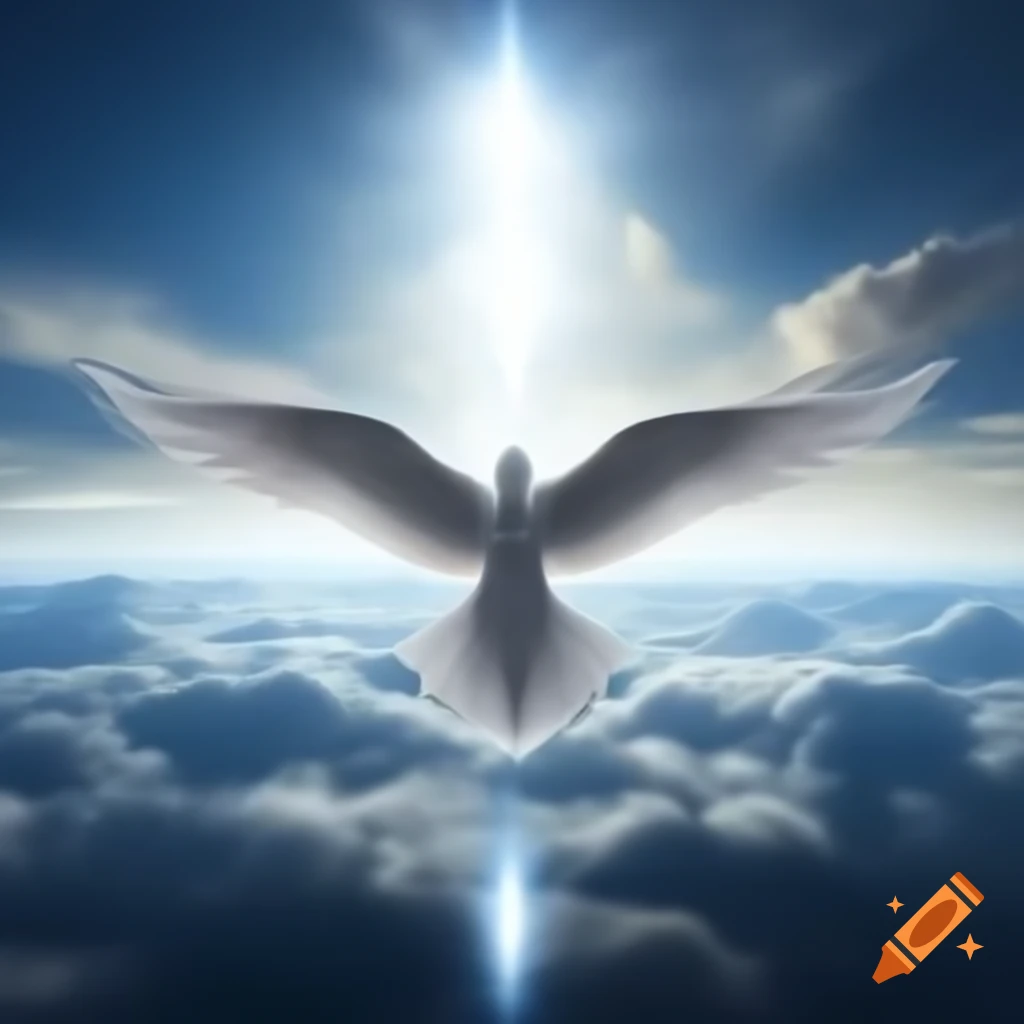 Caladrius Accord emblem featuring majestic bird with glowing plumage in ...