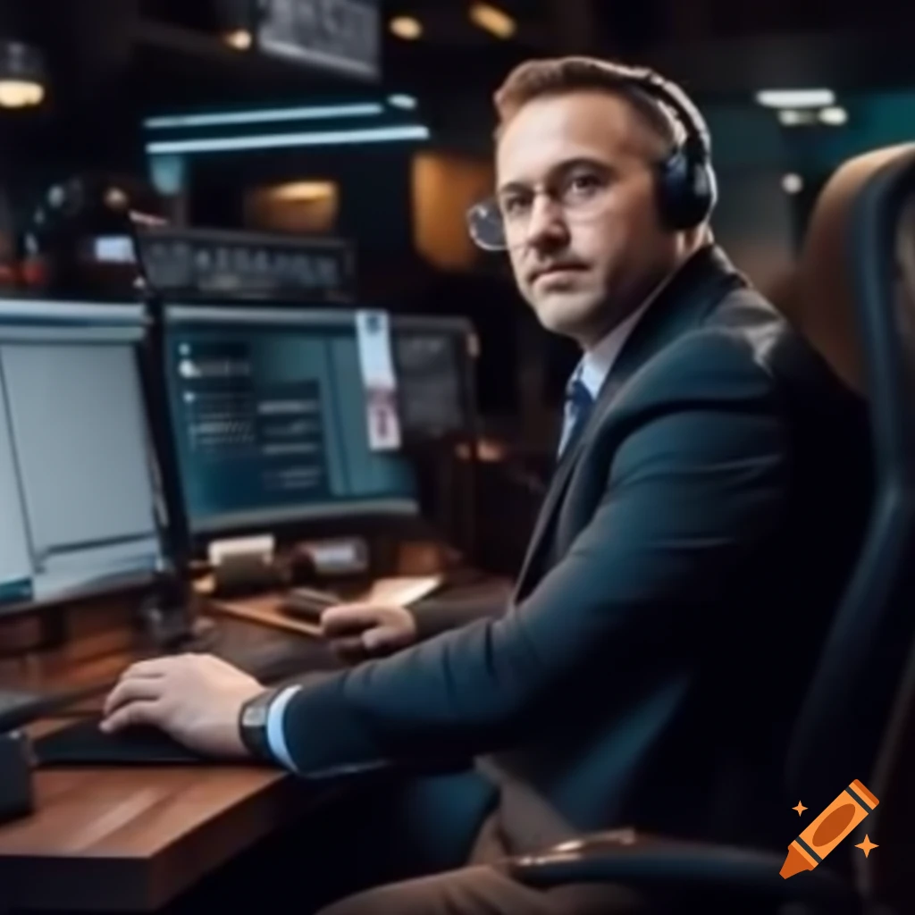 Professional male representative contact information on Craiyon