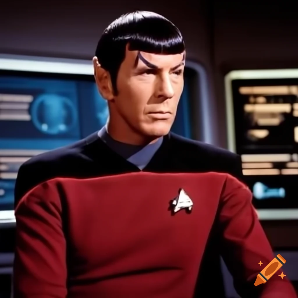 Star Trek Deep Space Nine science uniform portrait on Craiyon