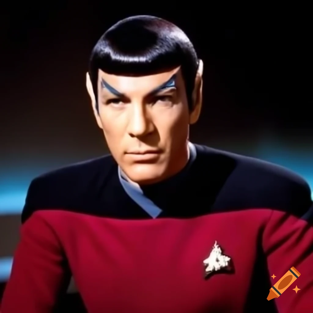 Portrait of Star Trek Deep Space Nine character in science uniform on ...