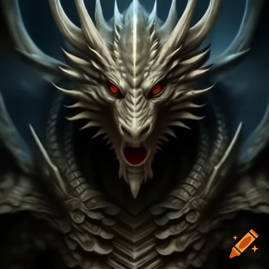 Human dragon character concept on Craiyon