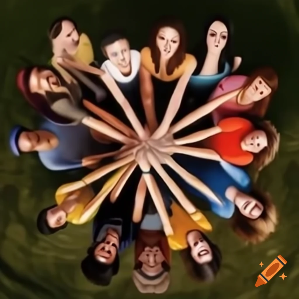 Diverse humanity showcasing beauty and unity of all races on Craiyon