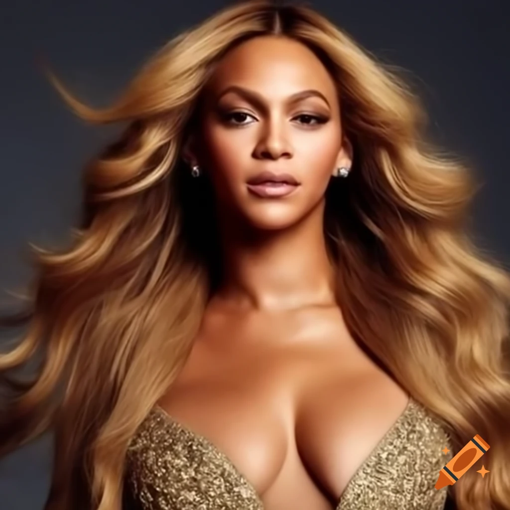 Beyonce performing on stage on Craiyon