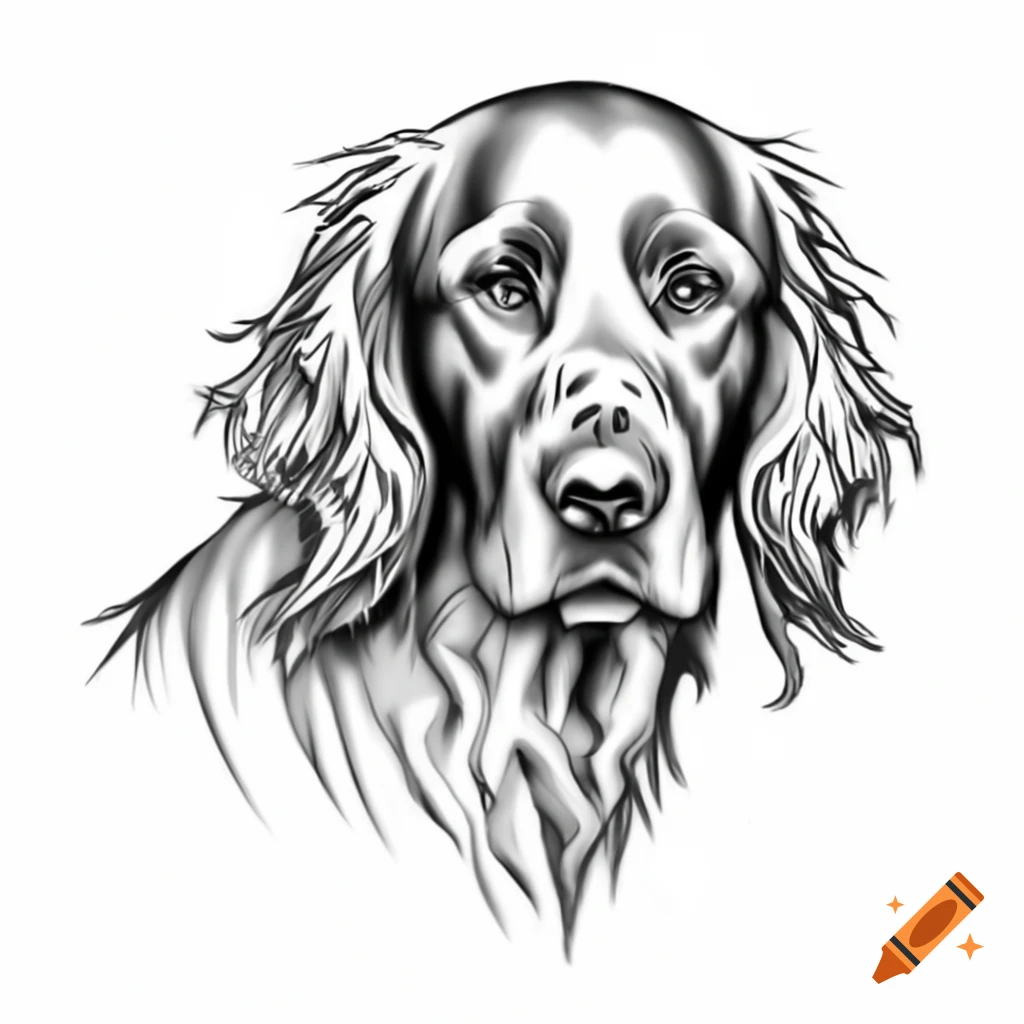 Irish setter puppy comfortably sitting on pink cushion drinking from a ...