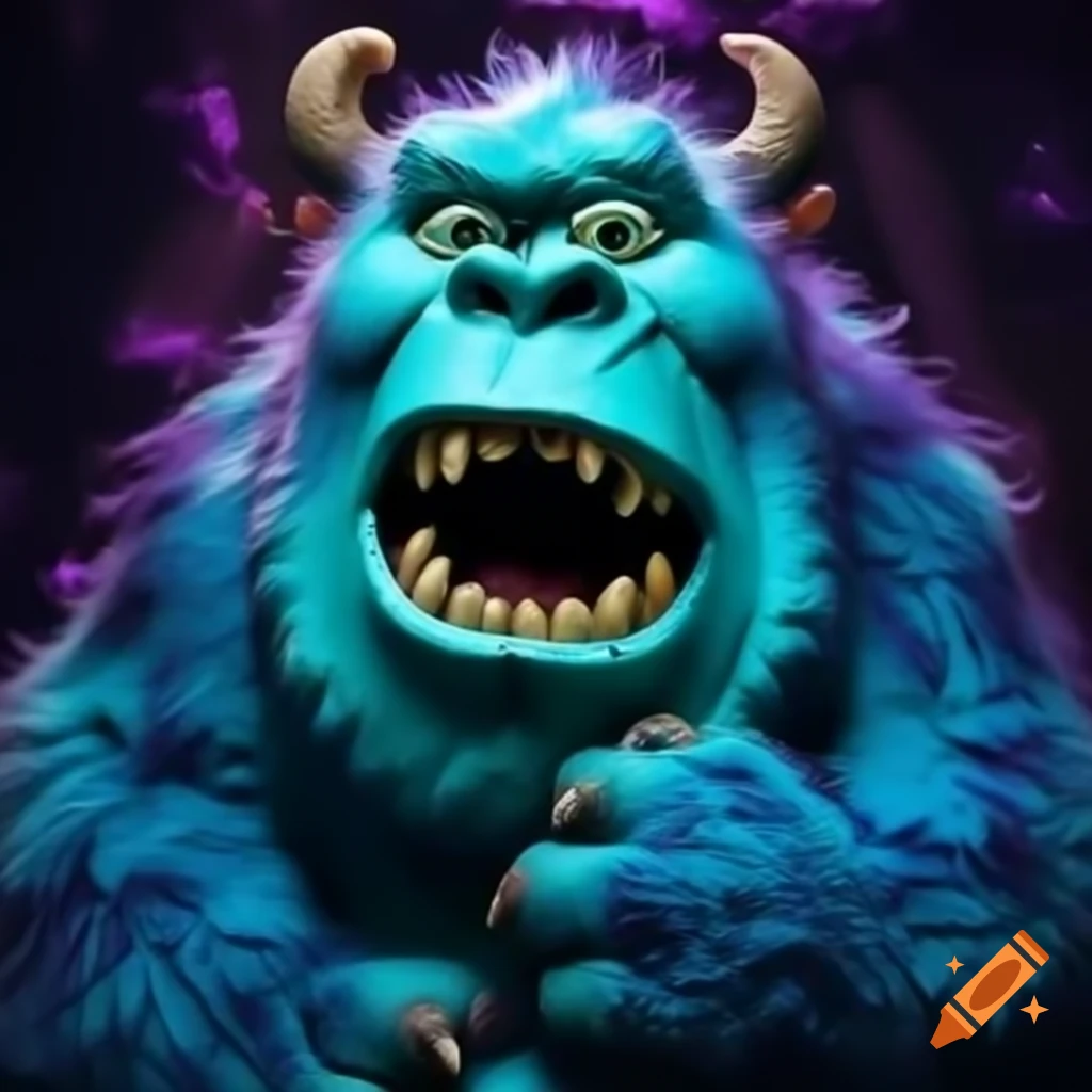 Sully from Monsters, Inc. character description on Craiyon