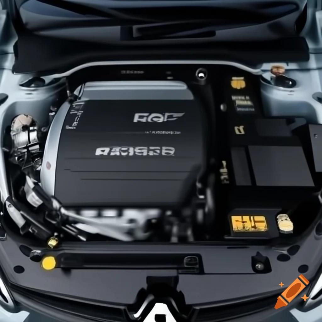 Design concept for v10 engine in renault megane 3 coupe on Craiyon
