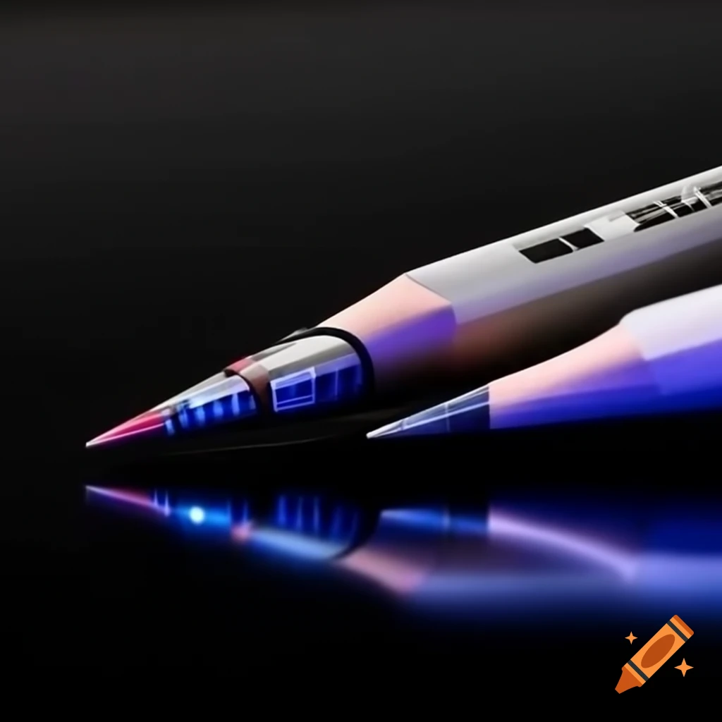 Electronic pencil with detachable LED tips for handwriting improvement ...