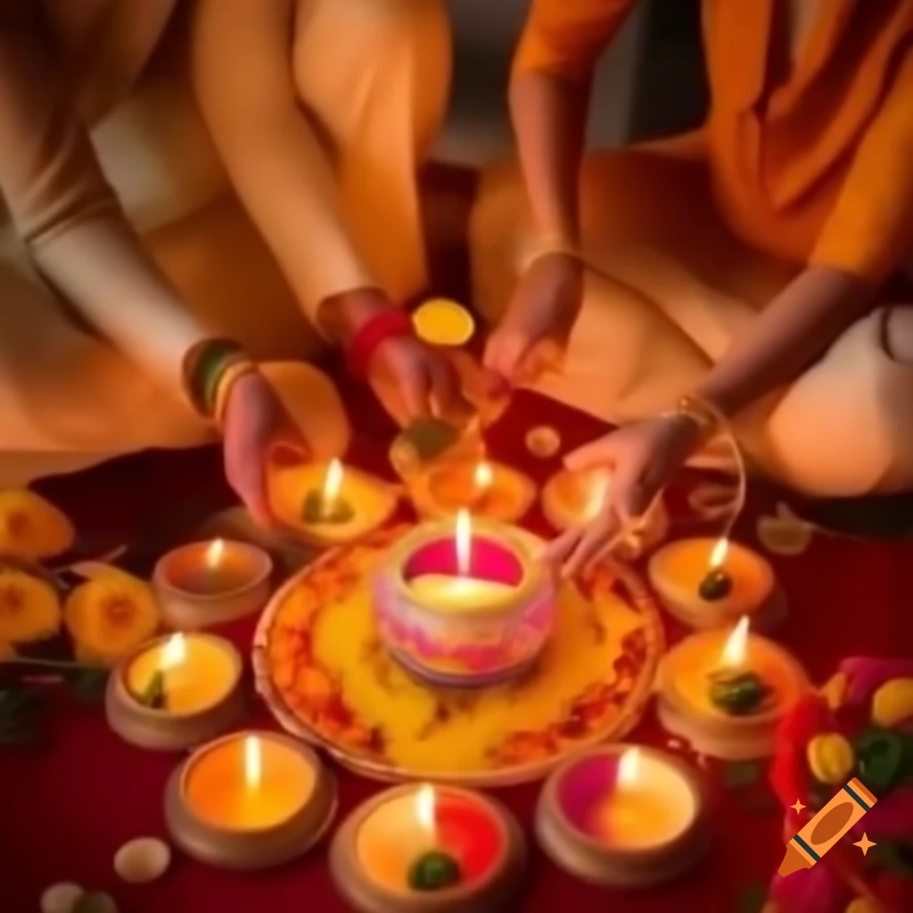 Vibrant haldi kumkum ceremony announcement for january 2, 2025 on Craiyon