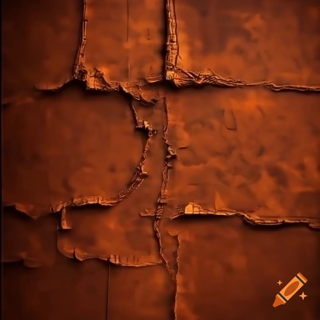 High-resolution rusty wall texture with intricate details on Craiyon
