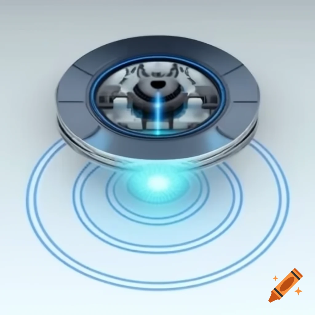 Technical schematic illustration of advanced electric generator with ...